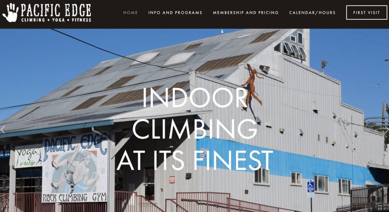 Pacific Edge Climbing Gym | big deep digital